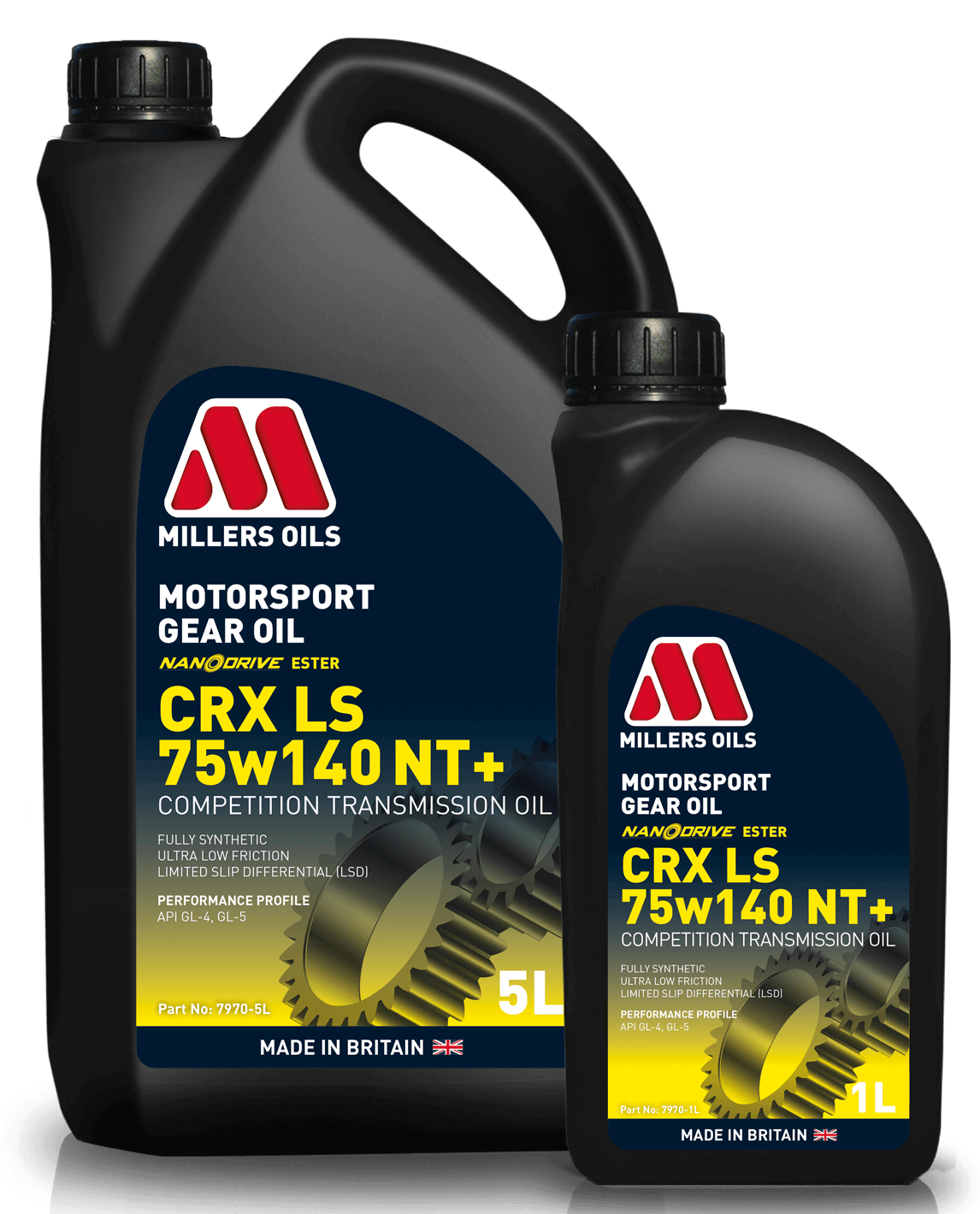 Motorsport CRX LS 75w140 NT+ - Millers Oils