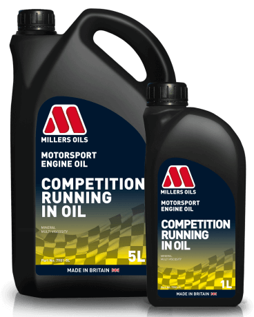 Motorsport Competition Running In Oil - Millers Oils