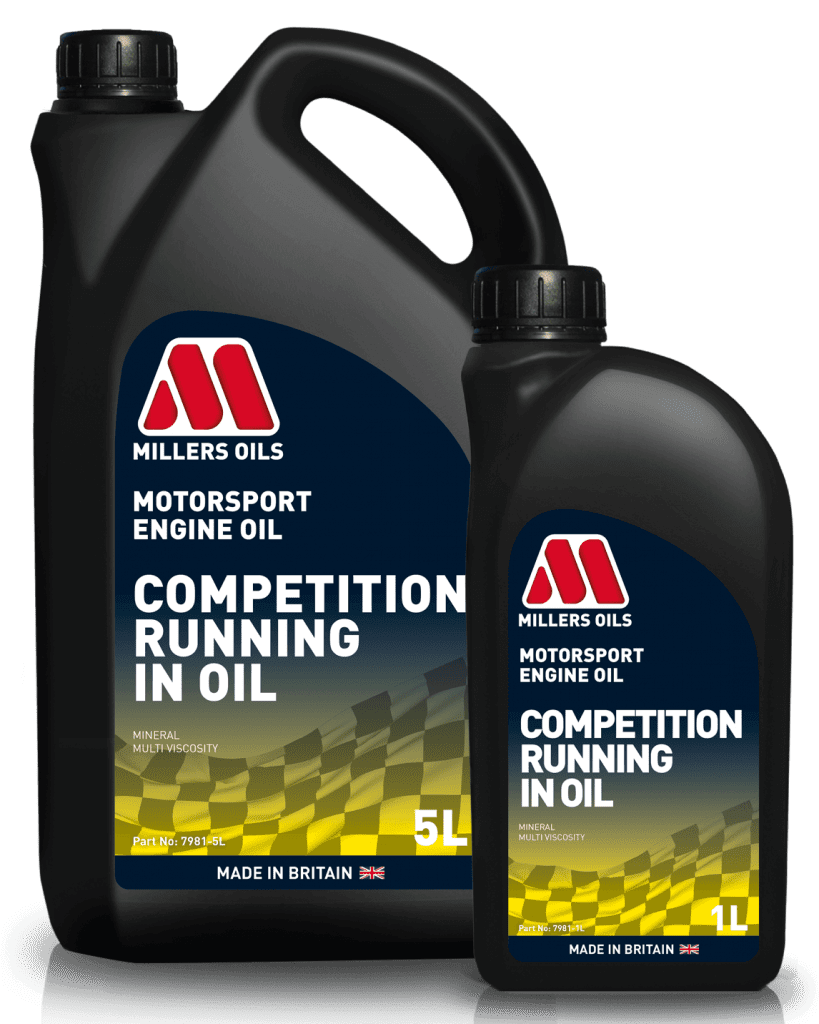 Motorsport Competition Running In Oil - Millers Oils