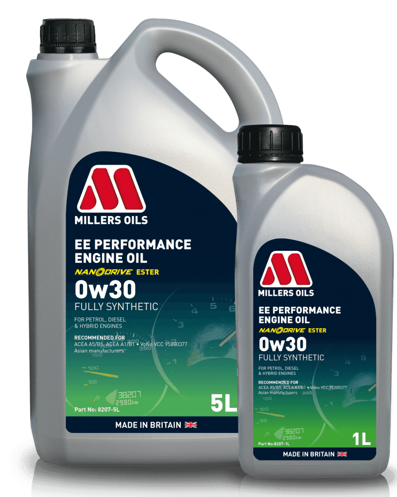 EE Performance Engine Oil 0w30 - Millers Oils