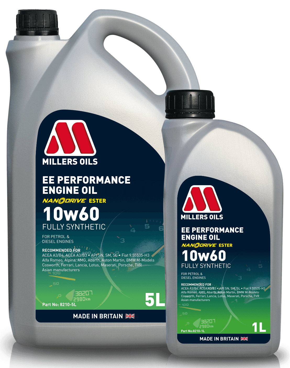 EE Performance Engine Oil 10w60 - Millers Oils