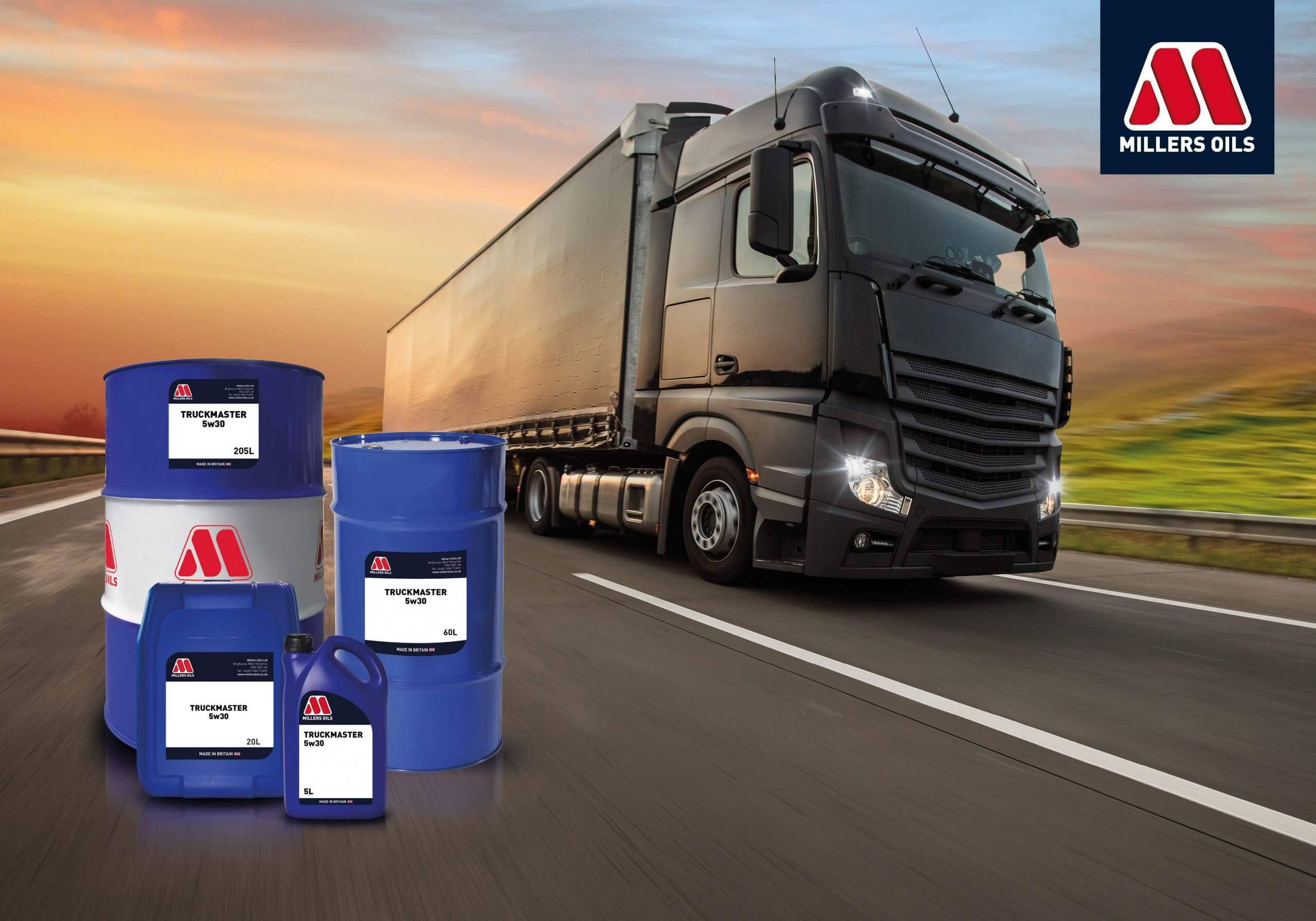 Millers Oils Launches New And Improved CV Engine Oils