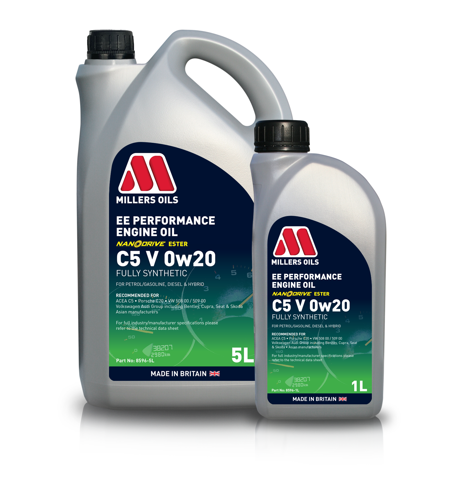 EE Performance Engine Oil C5 V 0w20 - Millers Oils